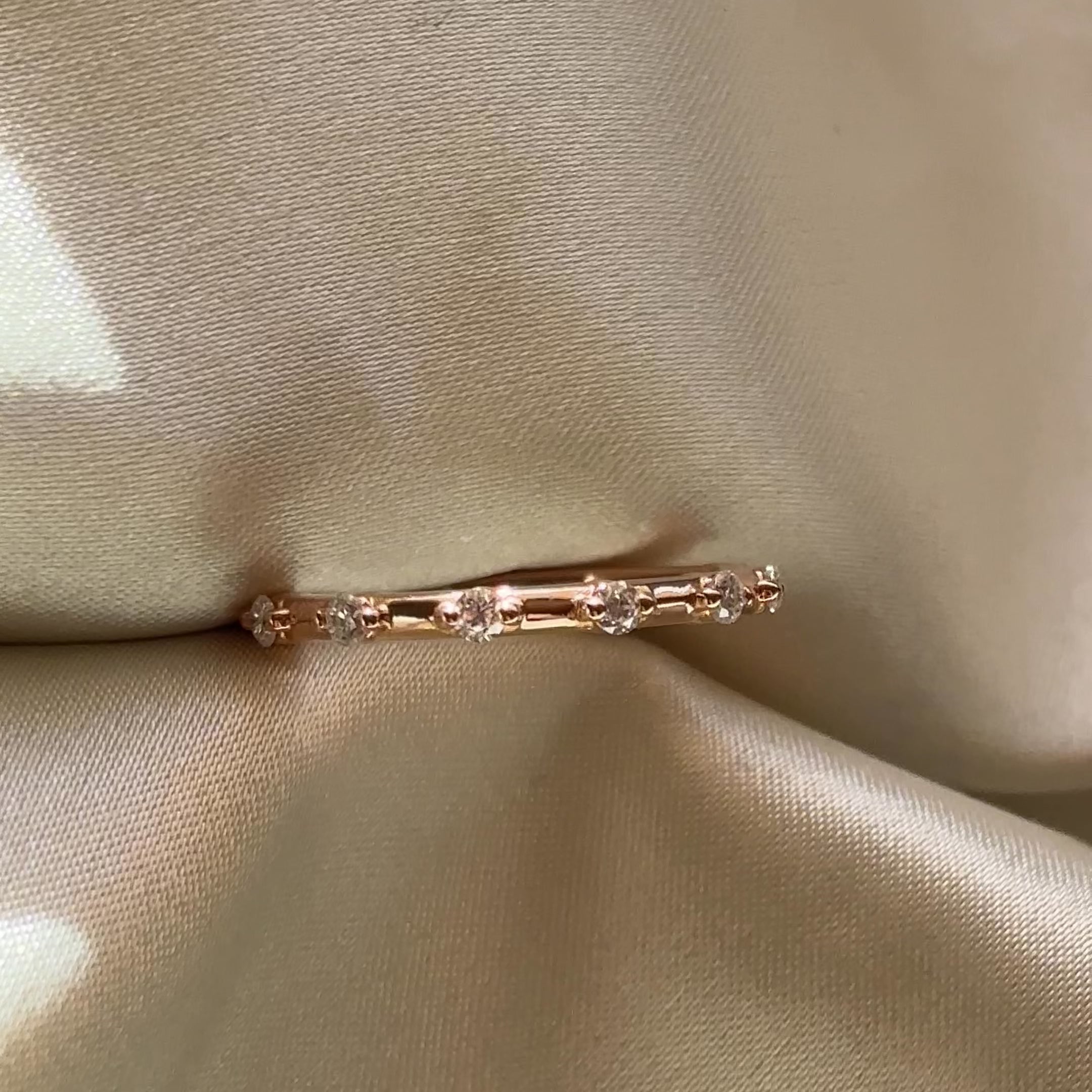 The Harlow Ring - 2.0mm Dainty Round Brilliant Band - TMC Fine Jewellers