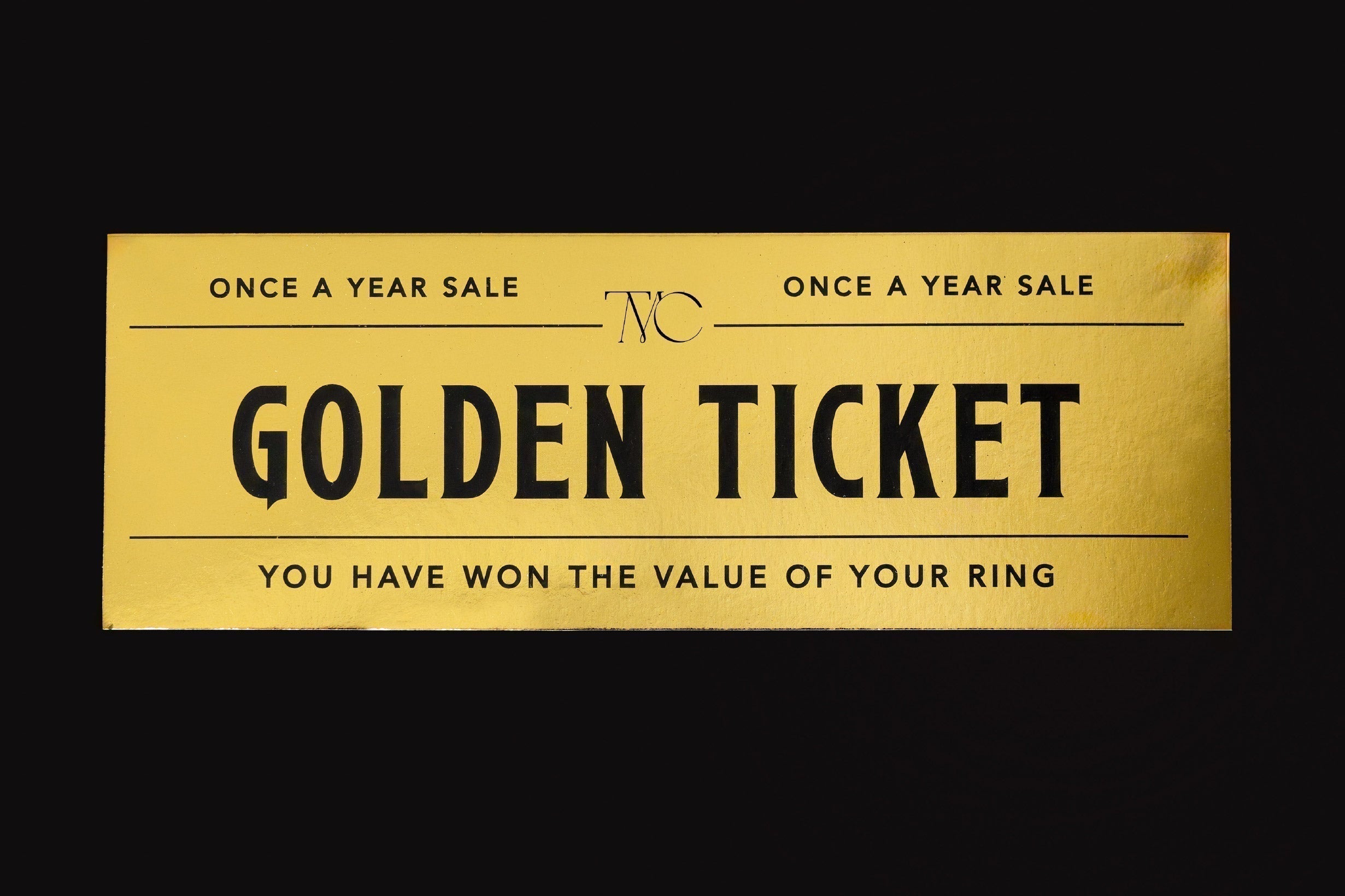 Win Your Dream Ring: The Golden Ticket – TMC Fine Jewellers