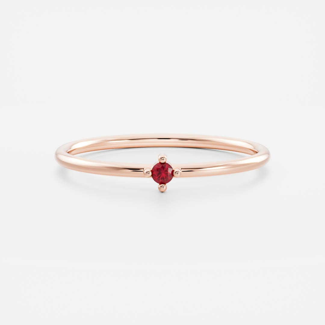 Signature Ruby Birthstone Ring - July - TMC Fine Jewellers