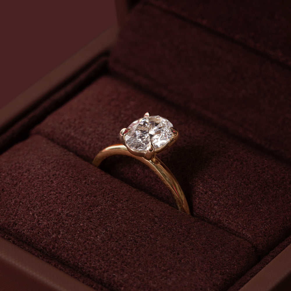 The Luise Ring® - 1.50ct Lab Grown Diamond Oval Solitaire - TMC Fine ...